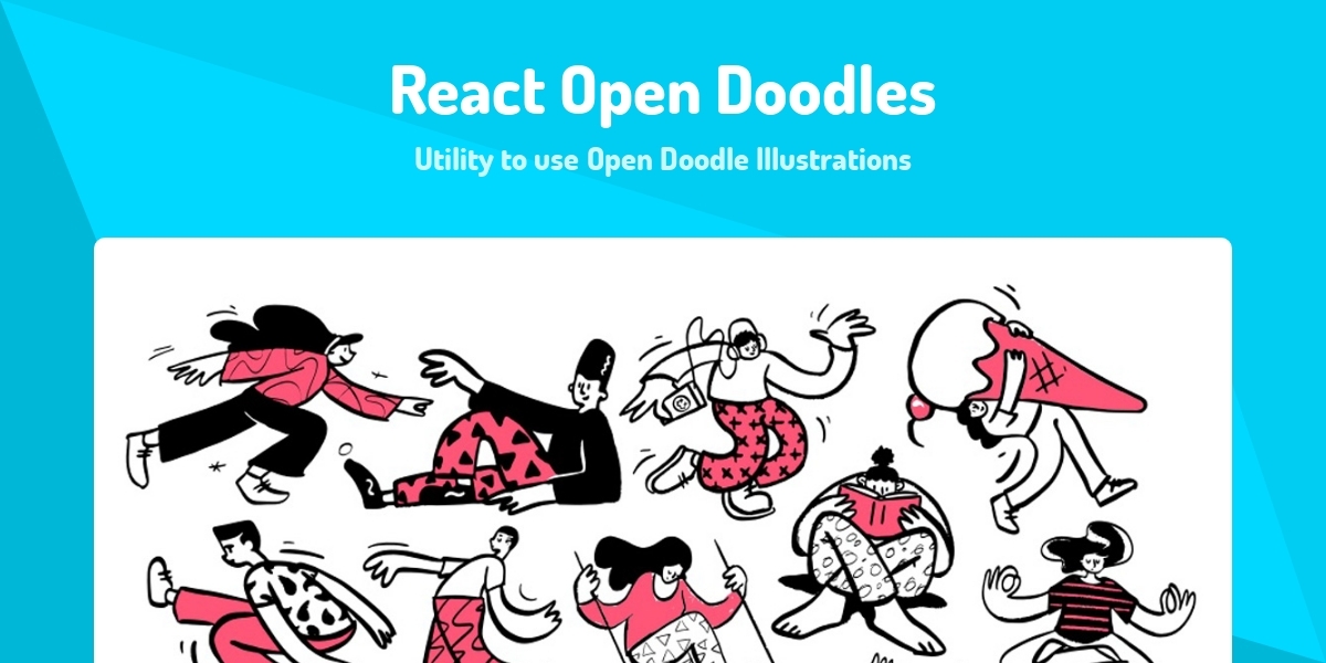 React Open Doodles Utility To Use Open Doodle Illustrations Made With Reactjs